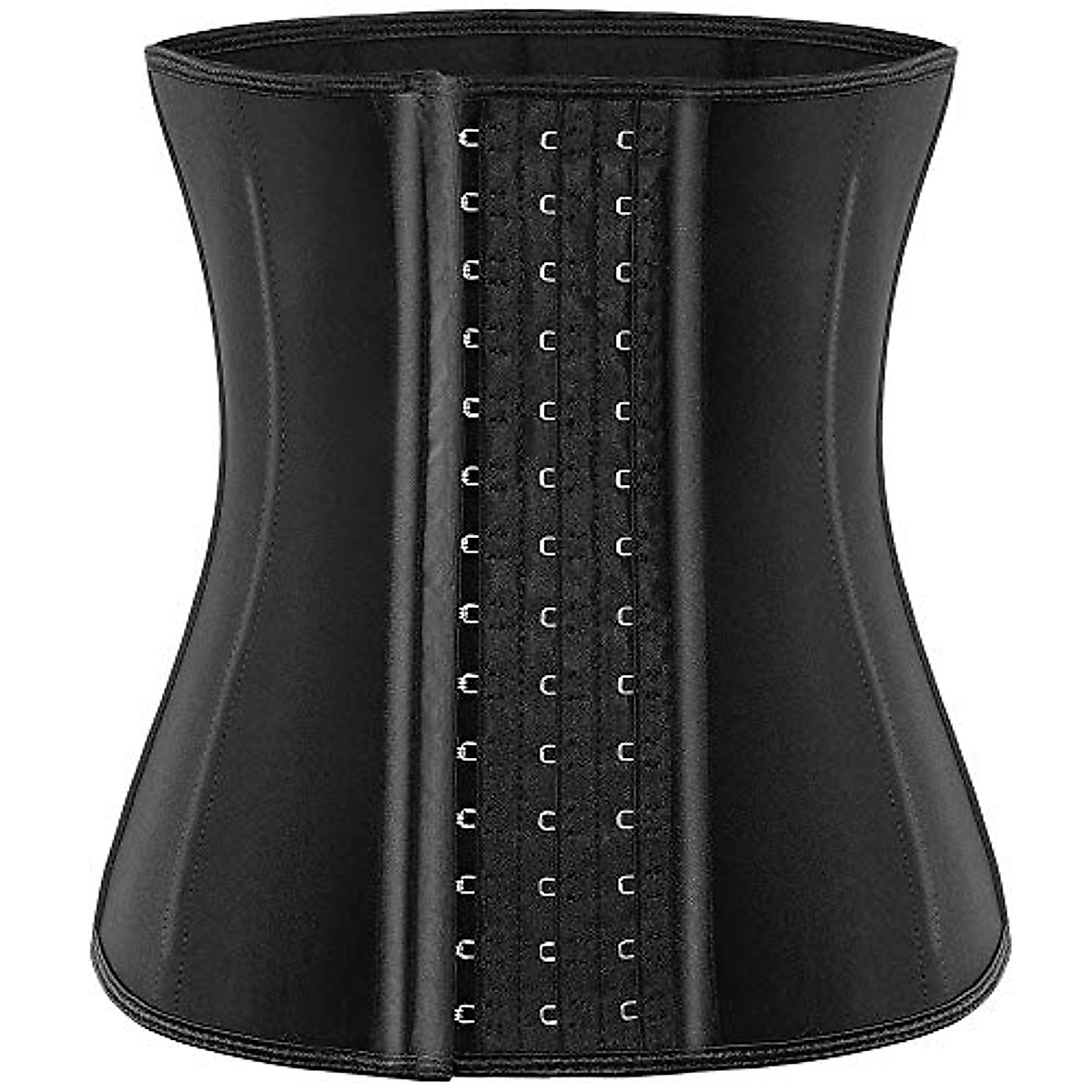 ECOWALSON Waist Trainer for Women Corset Cincher Body Shaper Girdle Trimmer with Steel Bones Extender