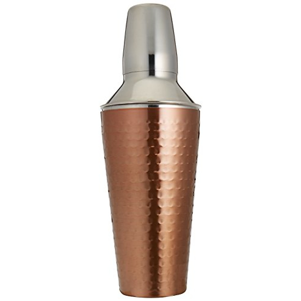 Cook Pro Inc. 3Piece 27 oz Stainless Steel Cocktail Mixer, Copper