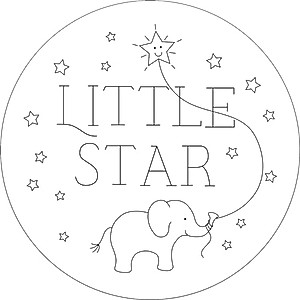 Nursery Embroidery Pattern Transfers (set of 10 hoop designs!)