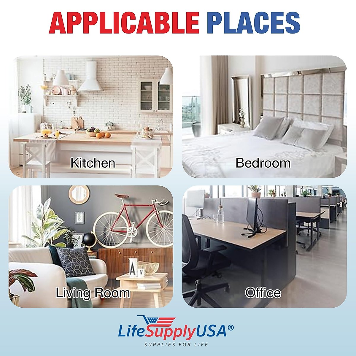 LifeSupplyUSA HEPA Air Filter Replacement Compatible with Kenmore, Whirlpool Models - Easy Install, Effective Particle Filtration, Durable 16x11x2