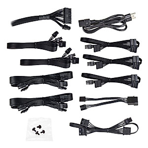 EVGA 210-GQ-0650-V1 650 GQ, 80+ GOLD 650W, Semi Modular, EVGA ECO Mode, 5 Year Warranty, Power Supply, Black