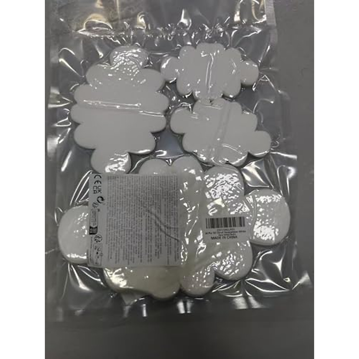 16 Pcs 3D Cloud Decorations Hanging Clouds for Ceiling Artificial Clouds Props Fake Cloud Ornaments Wall Decor Clouds Imitation Decorations Baby Shower Ceiling Party Nursery Children Room Art Wedding