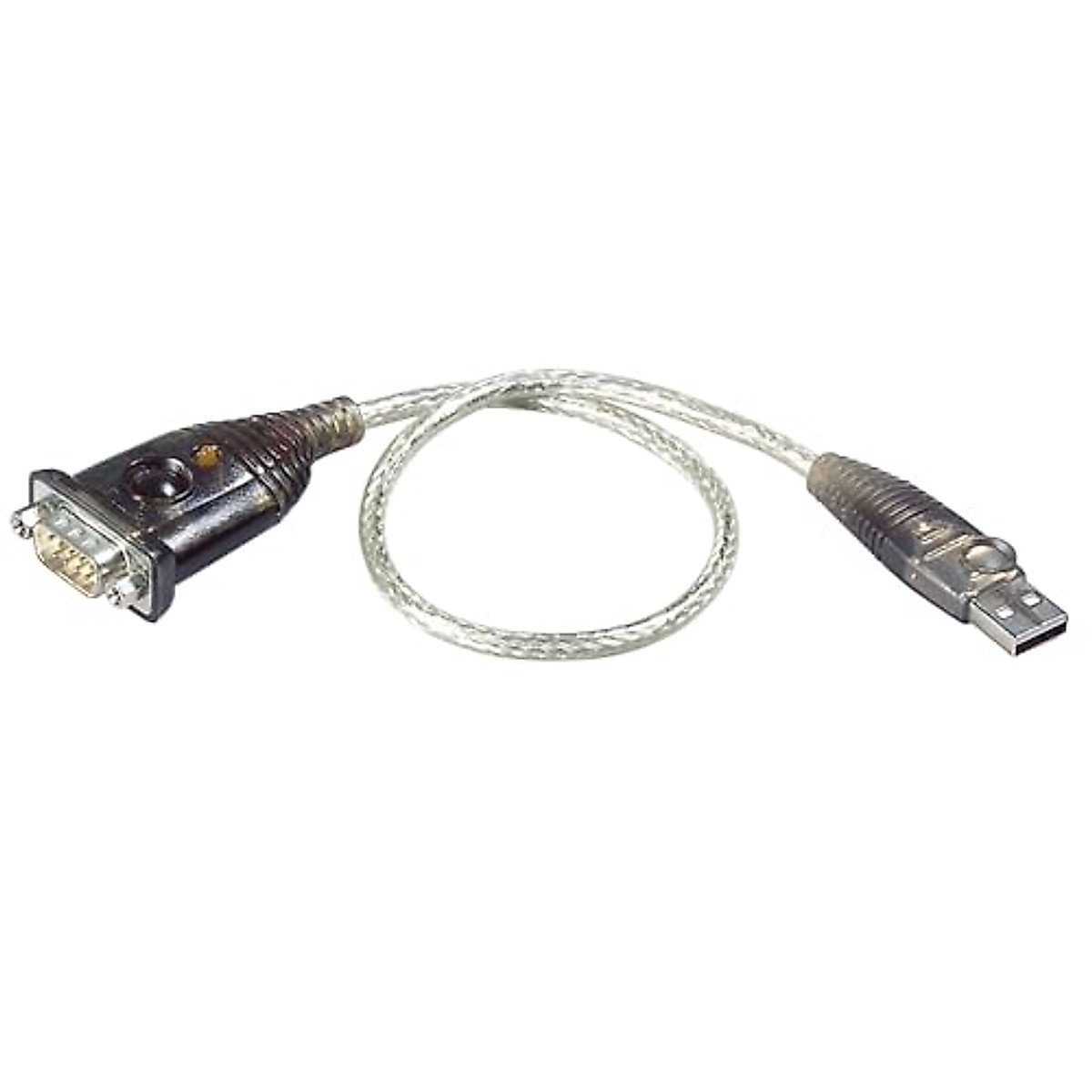 ATEN UC232A USB to Serial Converter USB-A to RS-232 Adapter (35cm) USB to PDA/Serial (DB9) Port Converter for Laptop PC Modem Printer Network Switch Scanner PLC Controller POS for Windows Mac Linux