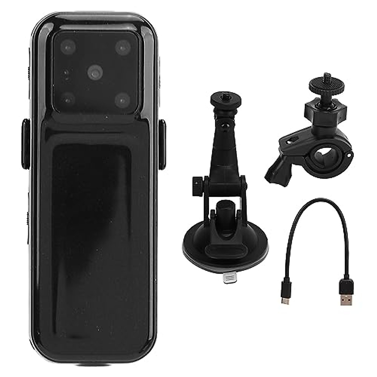 Wearable Camera, Infrared Night WiFi Sports Camera with Suction Cup for Video Recording