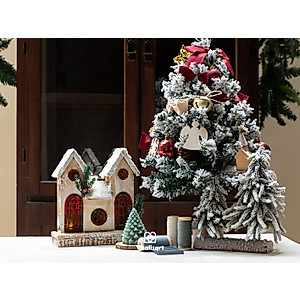 Vitalizart Velvet Ribbon Dusty Green Blue 3/8" x 15 Yd Fabric Trim 3 Rolls * 5 Yd for Christmas Wreath Decoration Craft Ornaments Gift Wrapping Bows