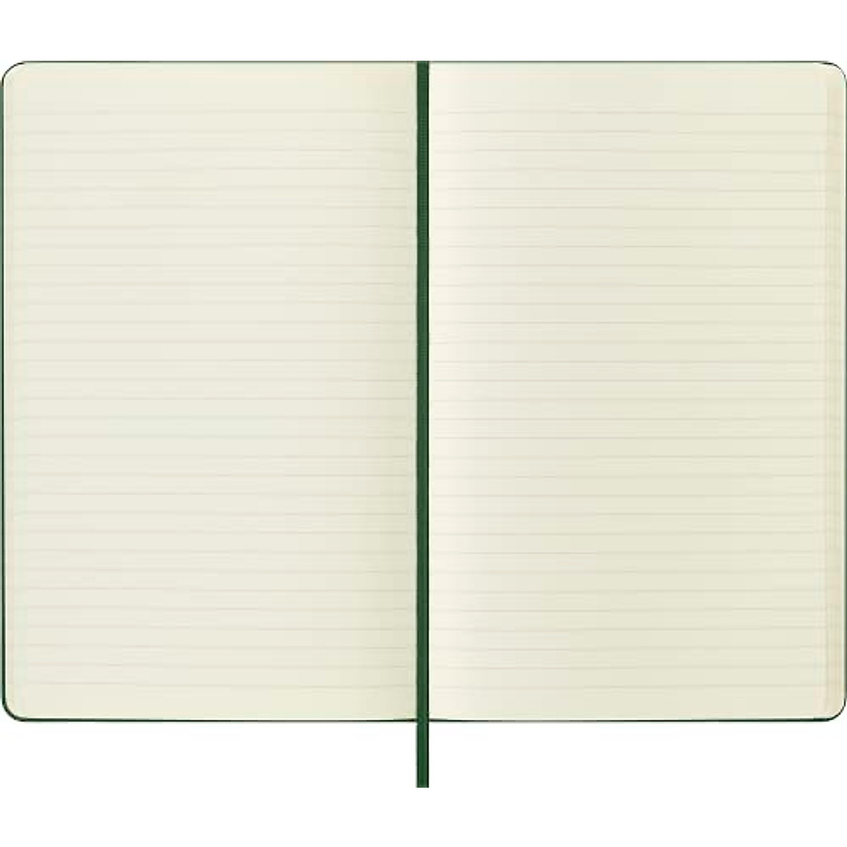 Moleskine Classic Notebook, Hard Cover, Large (5" x 8.25") Ruled/Lined, Myrtle Green, 240 Pages