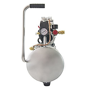 California Air Tools 8010 Steel Tank Air Compressor | Ultra Quiet, Oil-Free, 1.0 hp, 8 gal