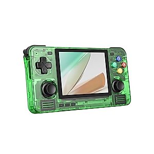 Retroid Pocket 2S Retro Game Handheld - Android Console with Multiple Emulators, 3.5 Inch Display, 4000mAh Battery, Classic Games (Clear Green, 4+128GB)