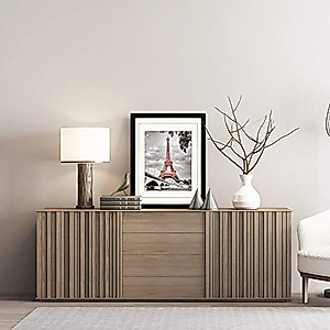 Luxdart 12x16 frames with Mat to Display 11x14 Picture or 8.5x11 photo 12 x 16 Black Solid Wood Picture Frame Wall Art for Living Room Wall Mount and tabletop Decor(2 Mats)