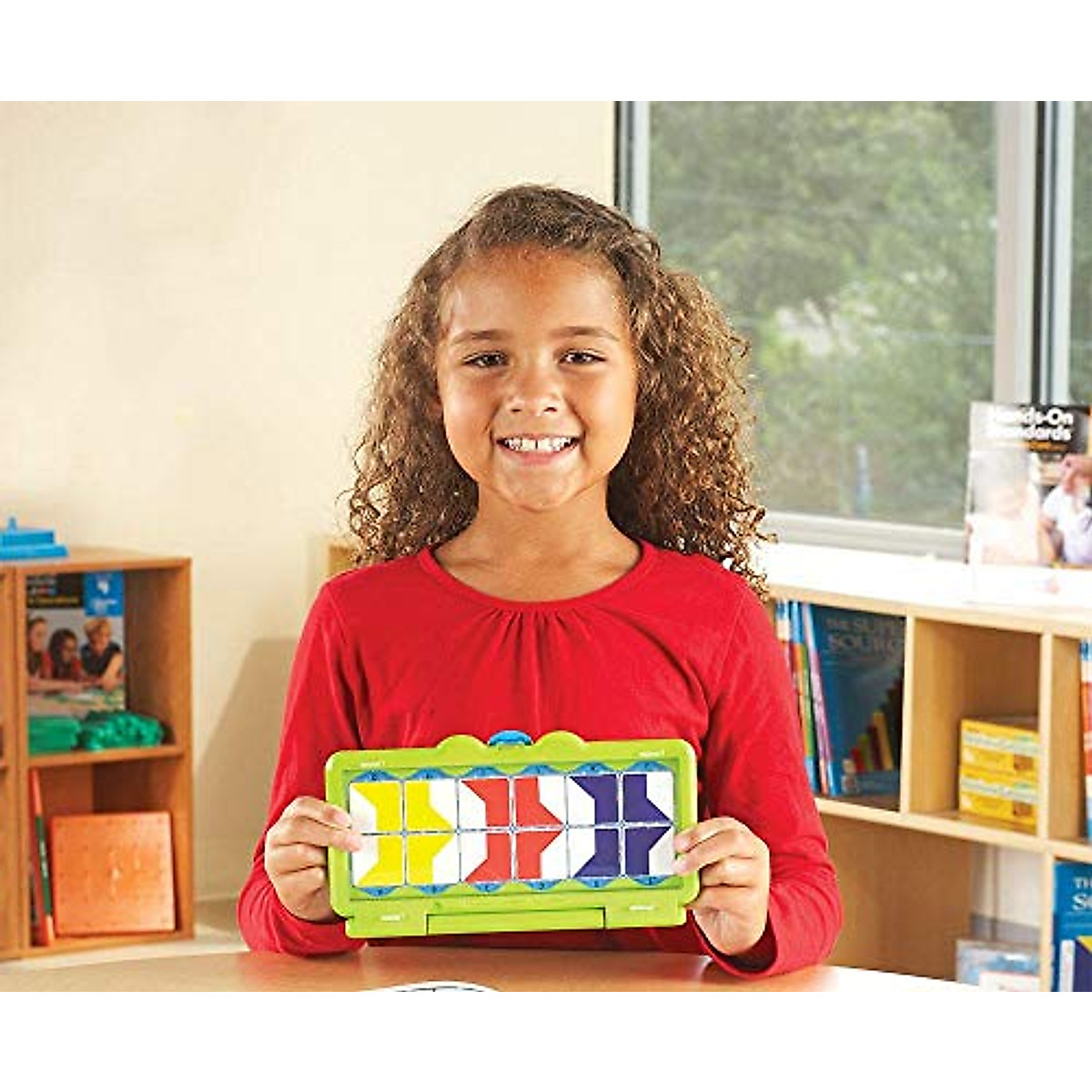 hand2mind Learning at Home Family Engagement Cross-Curricular Kit for Grade 5, Reading and Math Activity Book with Hands-On Manipulatives, Spanish Translations for Key Materials