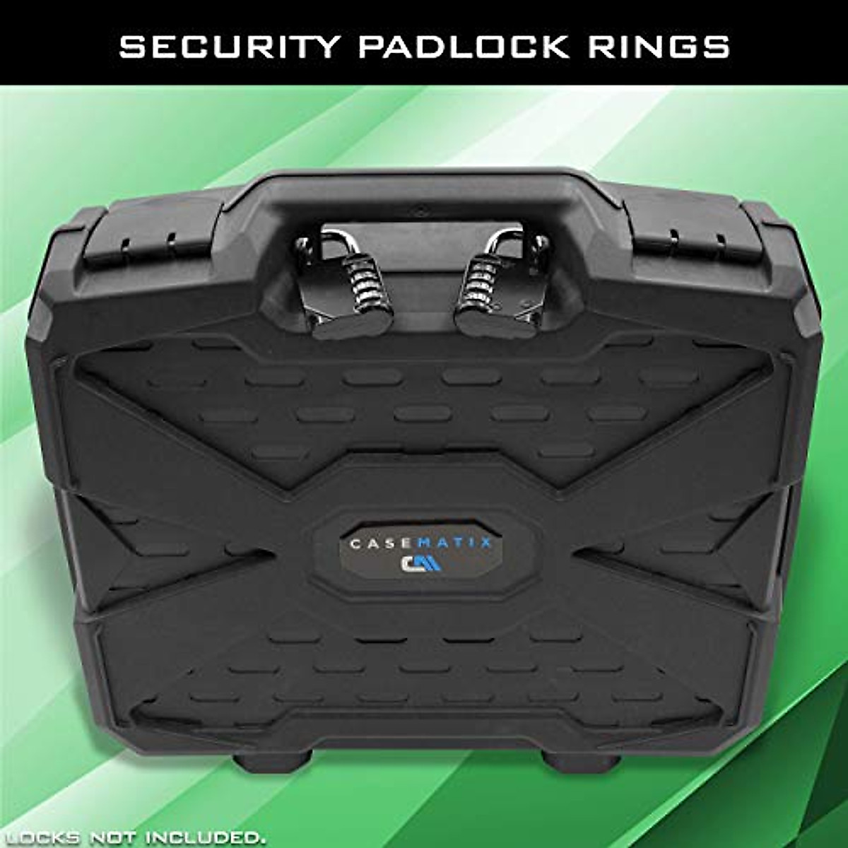 CASEMATIX Hard Shell Travel Case Compatible with Xbox Series S Console, Controllers, Games and Other Accessories - Durable and Protective Hard Case with Impact-Absorbing Customized Foam Interior