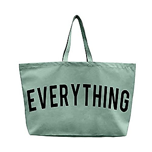 LLYLIU Canvas Tote Bag - Extra Large Shopping Beach Totes Bags Reusable Big Grocery Bag 28" x 8" x 16"
