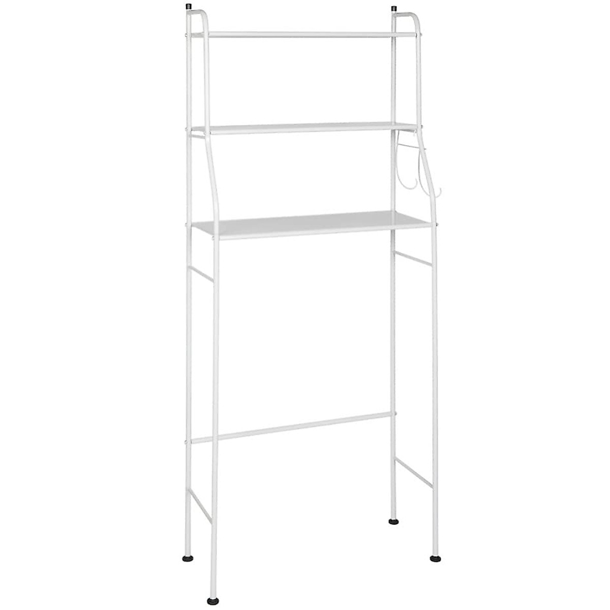 be current Over-The-Toilet Storage Rack, 3-Tier Bathroom Organizer Shelf, Freestanding Space Saver Toilet Stands, 3-Shelf Over The Cabinet Tower White