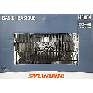 SYLVANIA H6054 Basic Halogen Sealed Beam Headlight 142x200, (Contains 1 Bulb)