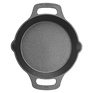 WINCO Cast Iron Skillet, Black