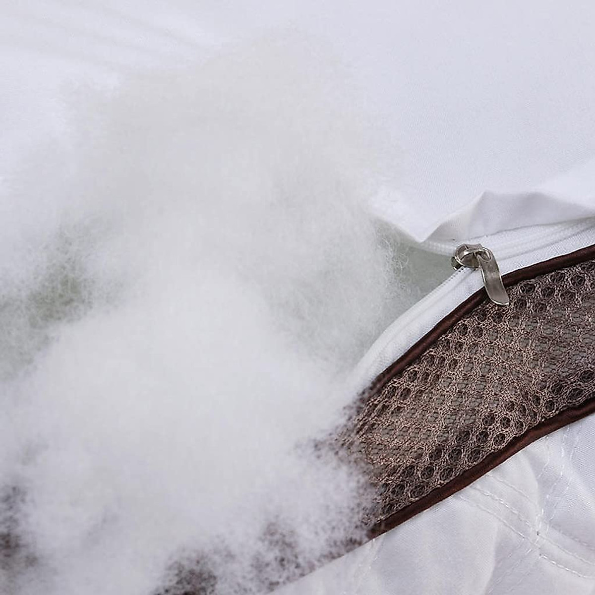 TBGFPO Long Neck Pillow Bed Sleeping Pillow Relieve Cervical Fatigue Shoulder Pain Pillow Filling Core Cotton Embroidery