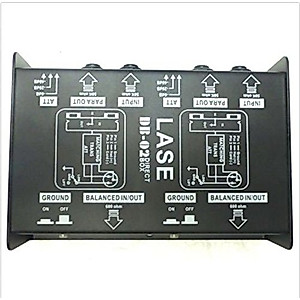 LASE DB-02 - Professional Dual Channel Passive Direct Box.