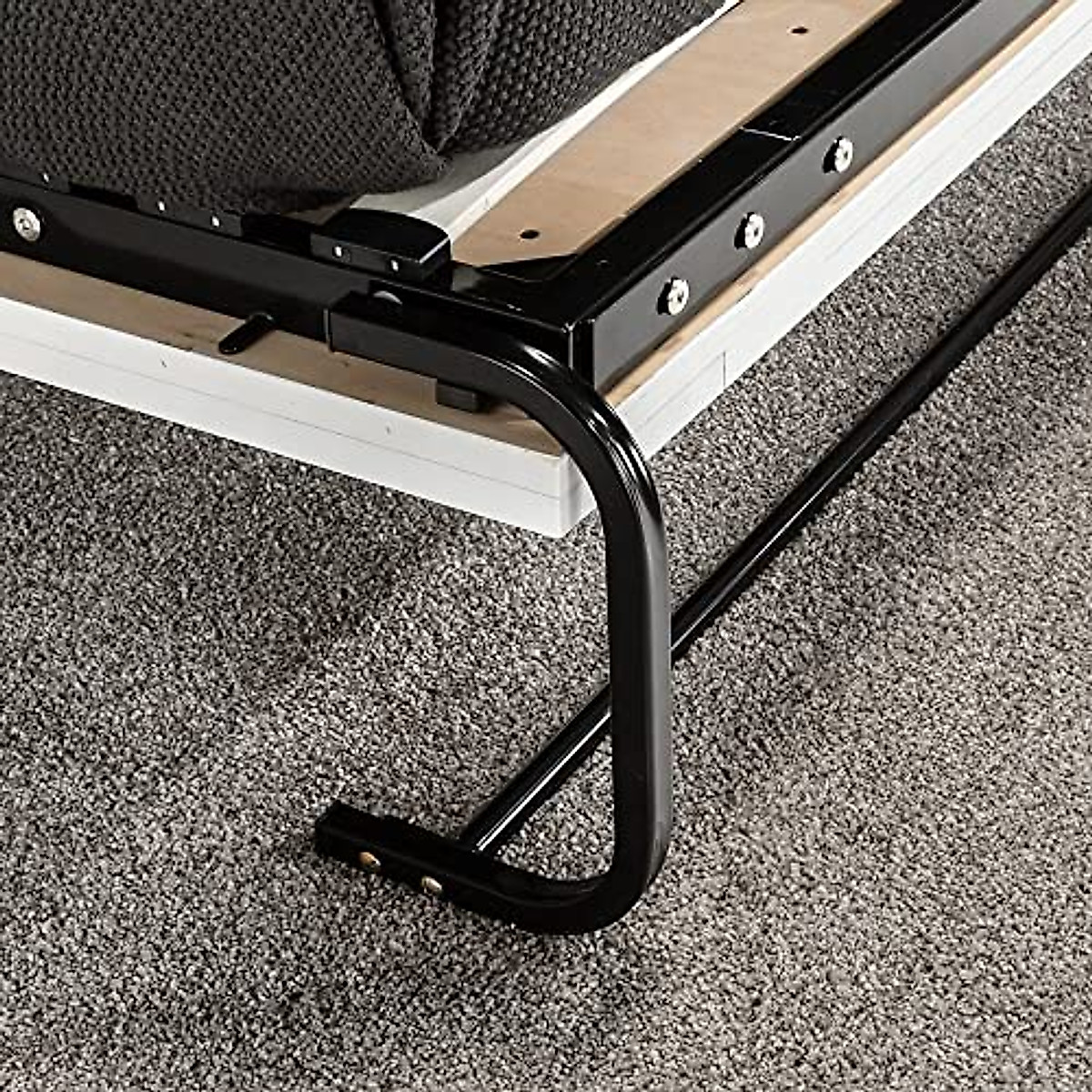 Rockler I-Semble Vertical Mount Murphy Bed Queen Hardware Kit - Queen Bed Frame Wall Mount Includes Tubular Steel Mattress Frame – Queen Murphy Bed Frame w/ Cambered Wood Slats