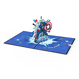 Lovepop Marvel's Avengers Captain America Birthday Pop-Up Card