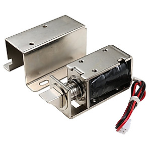 UHPPOTE DC12V File Display Cabinet Drawer Latch Assembly Solenoid Electric Lock