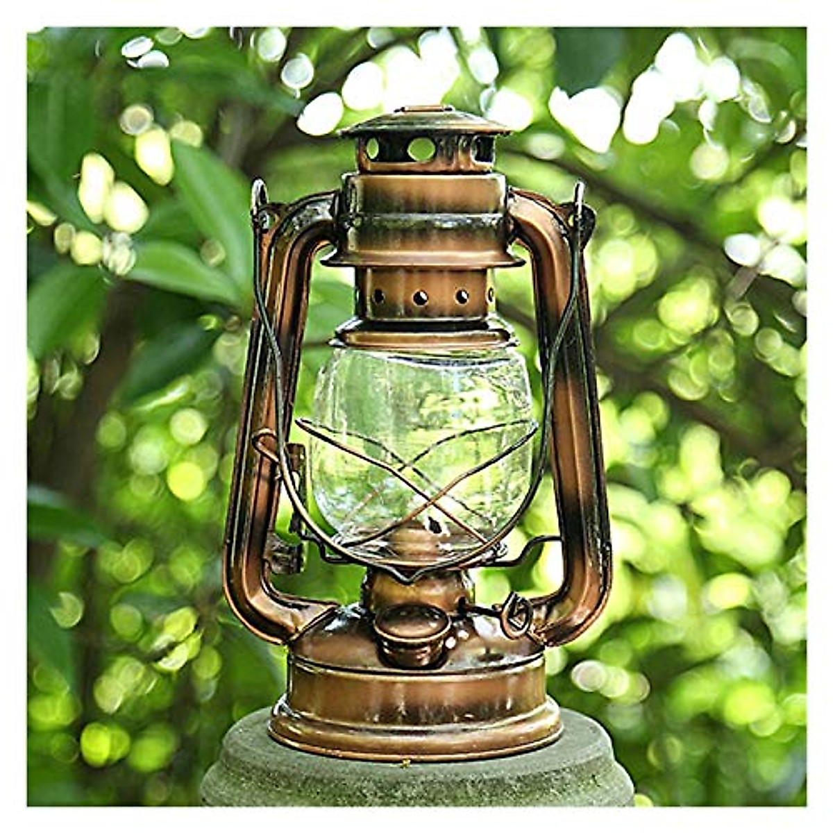 GAOZ Outdoor Lights Retro Style Portable Lighting Kerosene Lamp Metal Camping Light Outdoor Camping Tent Lamp Household Emergency Lamp for Home,Garden,Yard,Decorations