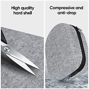 BCHINER Design Carrying Case for Travel and Home Storage Oculus Quest 2 Basic and Official Elite Version VR Gaming Headset and Touch Controllers Accessories