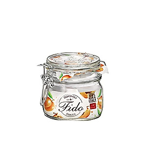 BORMIOLI ROCCO .5L Glass Canning Jar, 1 EA