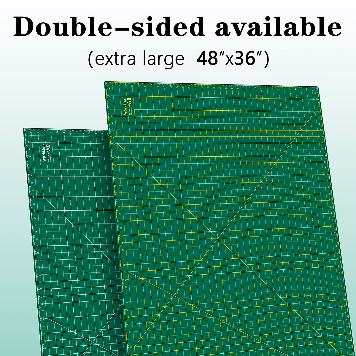 worklion self healing cutting mat 36" x 48" for sewing,fabric cutting,rotary cutting,5-layer non-slip as desk top for Scrapbooking & Quilting & Sewing & Arts & Crafts Project……