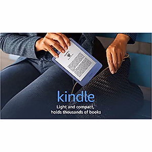 Kindle (2022 release) – The lightest and most compact Kindle, now with a 6” 300 ppi high-resolution display, and 2x the storage - Denim