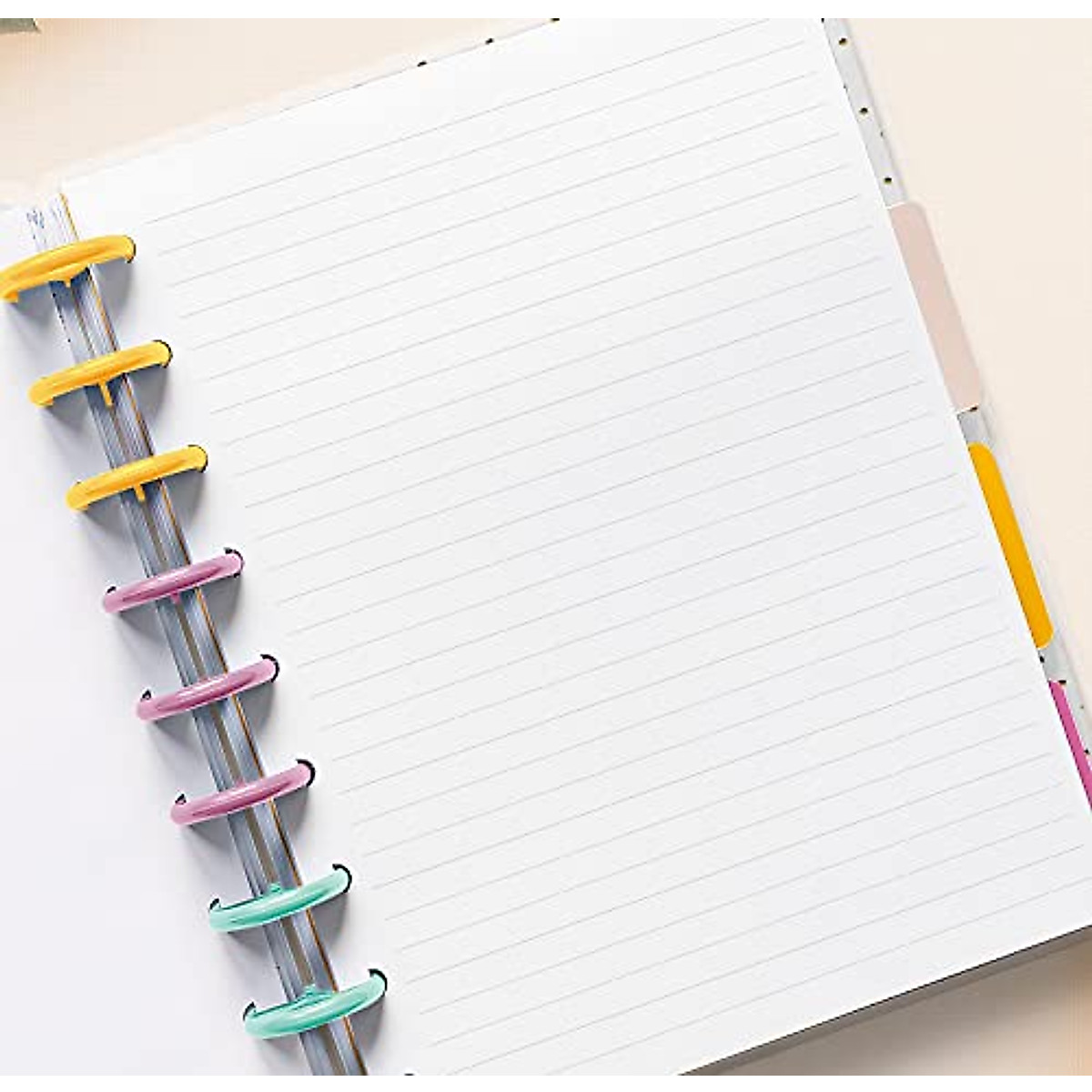 Notes Refill Pages fits 9-Disc Classic Happy Planners, Notes Refills, Pre-punched Happy Planner Inserts