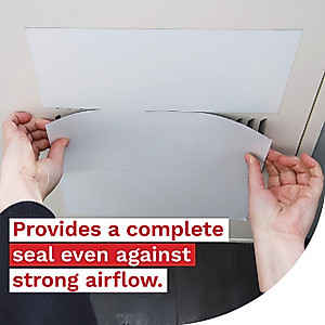 XFasten Magnetic Register Vent Cover for Ceiling, Sidewall and Floor Vents - 5.5-inch x 12-inch (5-Pack) – Strong RV Air Vent Magnetic Cover for RV and Home Air-conditioning HVAC System