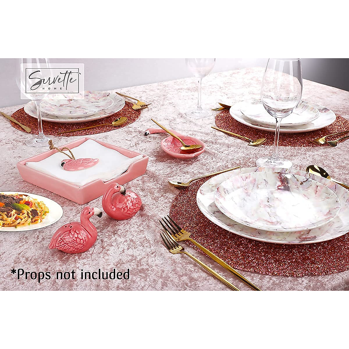 Animal-themed Ceramic Spoon Rest Kitchen Ladle and Spoon Holder - Flamingo