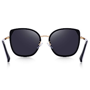 OLIEYE Cat Eye Polarized Sunglasses for Women Ladies Brand Trending Sun glasses UV400