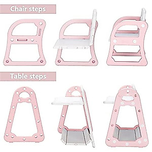 Walnut New 52cm * 67cm * 68cm Plastic Children's Table and Chair Drawing Board Set with Shooting Ring 1 Table and 1 Chair (Color : D)