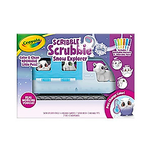 Crayola Scribble Scrubbie Pets Arctic Snow Explorer, Color & Wash Creative Toy, Gift for Kids, Age 3, 4, 5, 6