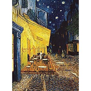 PalaceLearning Cafe Terrace at Night Poster by Vincent Van Gogh - 1881 - Fine Art Print - The Cafe Terrace on The Place du Forum (Laminated, 18" x 24")