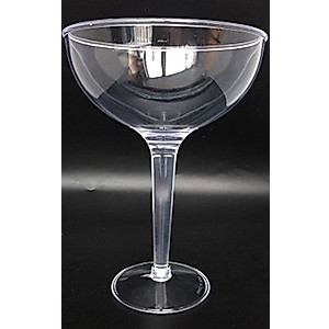 Giant 55 oz margarita plastic cup. Fishbowl glass