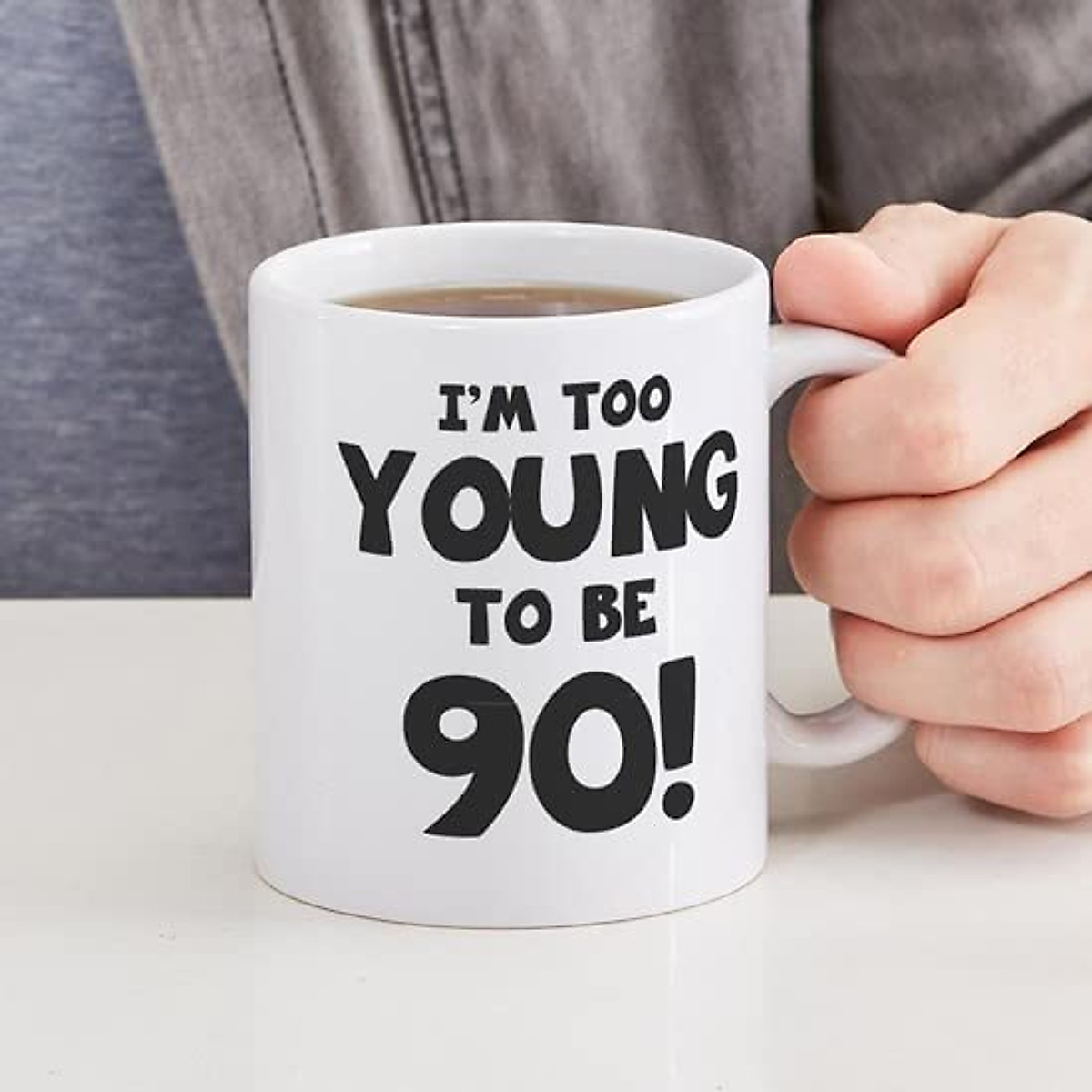 CafePress 90Th Birthday Humor Mug Ceramic Coffee Mug, Tea Cup 11 oz