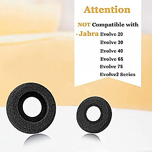 Ear Cushions for Plantronics Headset, Earpads Replacement Headphones Ear Pad Designed for Plantronics Blackwire C320 3210 3220 3320 HW251N HW261N HW510 Jabra Biz 2300 GN2000 PRO 920 9450 (10 Pack)