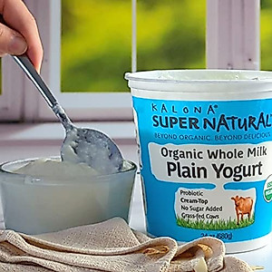 Kalona SuperNatural Organic Whole Milk Plain Yogurt, 24 Ounce