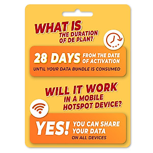 SIM Orange - 100GB Prepaid SIM Card Spain| 5€ Balance | 800 Minutes for Calls to The US and More Than 50 Countries | 16GB in Europe| Activation Online only at www. tourtech.Shop