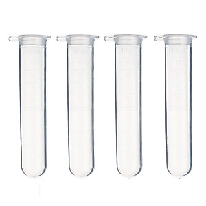 Eowpower 50 Pieces 10 ml Plastic Sample Vial Tube Tubes for Storage Container Liquid