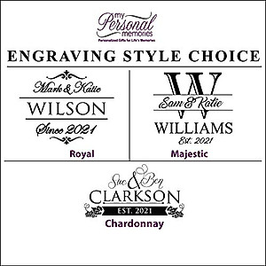 Customized Cheese Cutting Board and Serving Tray and Knife Tools Set - Custom Personalized for Couples, Weddings, Housewarming, Anniversary