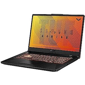 ASUS 2023 TUF FA706 Gaming Laptop 17.3” 144Hz FHD IPS Display AMD 6-Core Ryzen 5 4600H 16GB DDR4 1TB NVMe SSD NVIDIA GeForce GTX 1650 4GB GDDR6 WiFi AC RJ45 USB-C RGB KB Windows 10 Pro w/USB