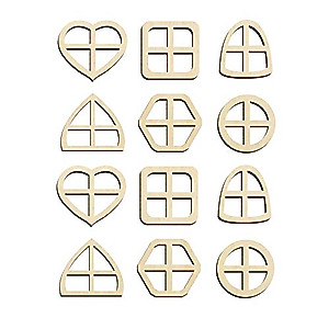 Set of 12 Fairy Window Craft Kit Mixed Pack of Fairy Door Accessories for Fairy Garden