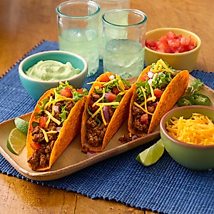 Old El Paso Stand 'N Stuff Bold Nacho Cheese Flavored Taco Dinner Kit, 9.5 oz.