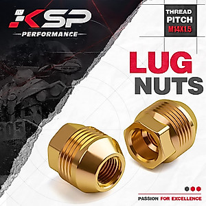 KSP M14x1.5 OEM Factory Lug Nuts 24PCS, 14mmx1.5 Open End Wheel Lugnuts for Silverado Suburban Express Sierra 1500 Avalanche Escalade 6 Lug 5 Lug Wheel, Set of 24