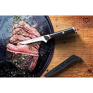 Dalstrong Boning Knife - 6 inch - Phantom Series - Japanese High-Carbon AUS8 Steel - Pakkawood Handle - Sheath Included