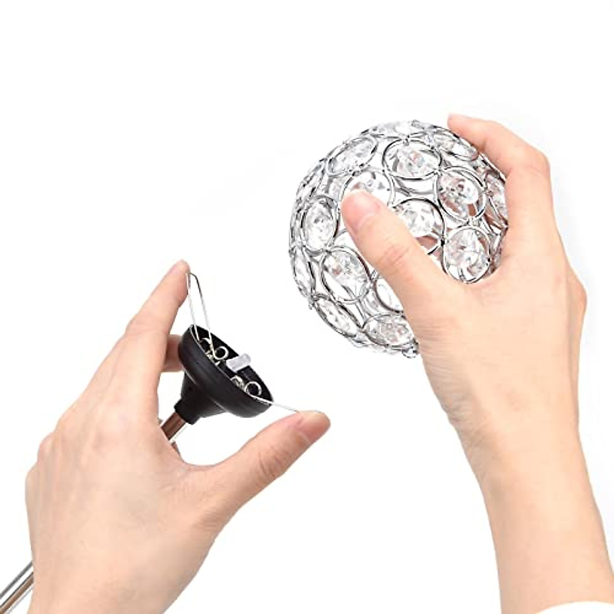 Solar Garden Lights, Ground Plug IP65 Waterproof 78cm/30.71in Height Automatic Lighting Romantic Outdoor Decorative Lights for Homes Porches Fences Terraces