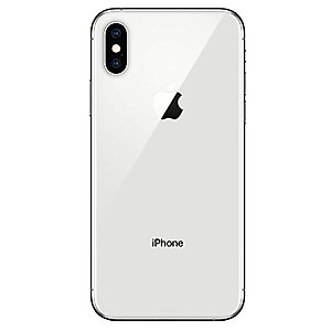 Apple iPhone XS, US Version, 256GB, Silver - Unlocked (Renewed)